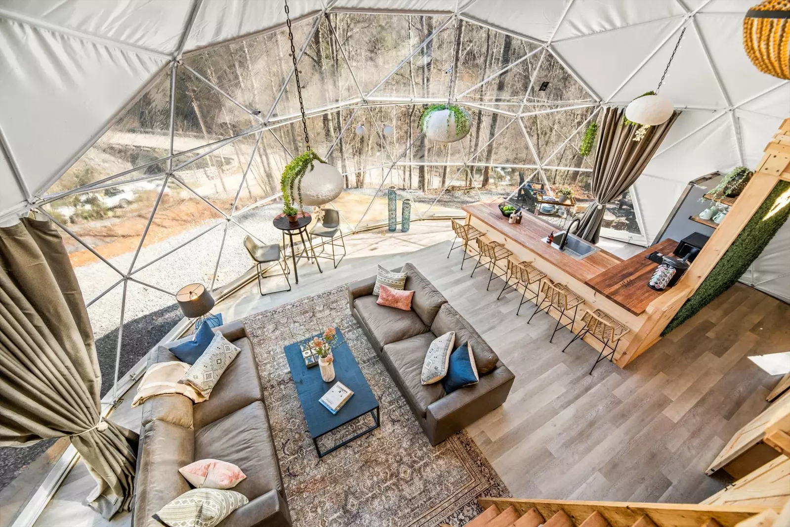 Moon Dance Dome @ GLAMP Dunn Creek - 2 bedroom Glamping in Sevierville ...